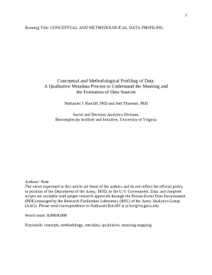 Evaluation of freely available data profiling tools for health ... Doc ...