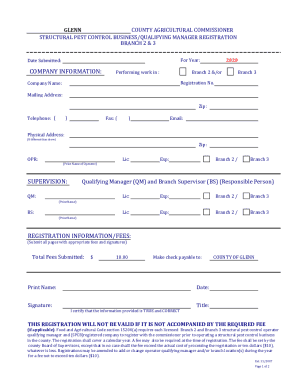 Fillable Online Structural Branch 2 and 3 registration form (PDF) Fax ...