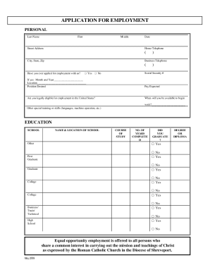 Fillable Online Employment Application Milton Quick Stop Fax Email ...