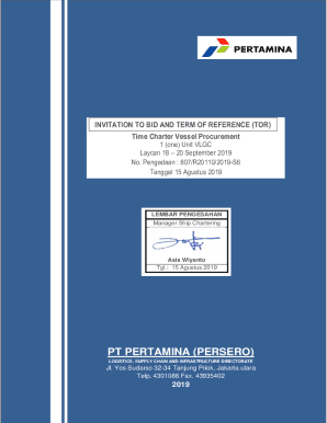 Fillable Online Get the free rencana kerja dan syarat pertamina doc ...