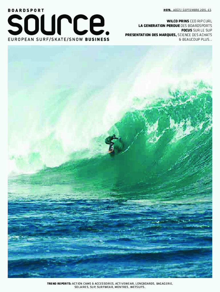 Fillable Online WILCO PRINS CEO RIP CURL LA GENERATION ... Fax Email ...