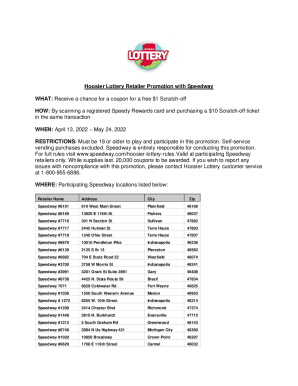 Fillable Online How to Scan a Hoosier lottery ticket with the Hoosier ...