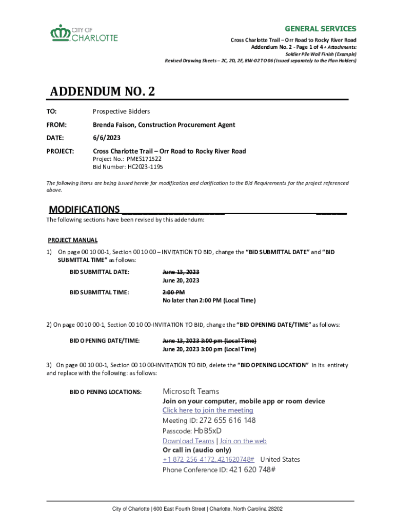 Fillable Online Request for Proposals - Final with Addendum 4 Fax Email Print - pdfFiller