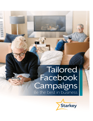 Fillable Online Tailored Campaigns: Create ads with built-in optimal ...