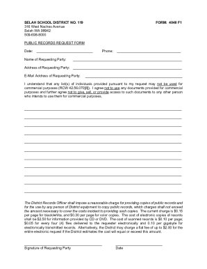 Fillable Online Legal Notices / Request for All Other Public Records ...