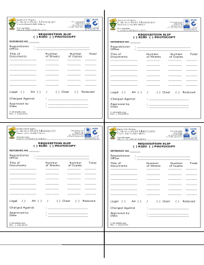 Fillable Online REQUISITION SLIP Fax Email Print - pdfFiller