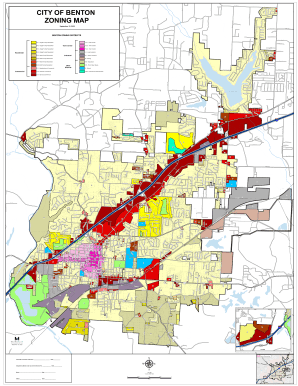 Fillable Online CITY OF BENTON ZONING MAP Fax Email Print - pdfFiller