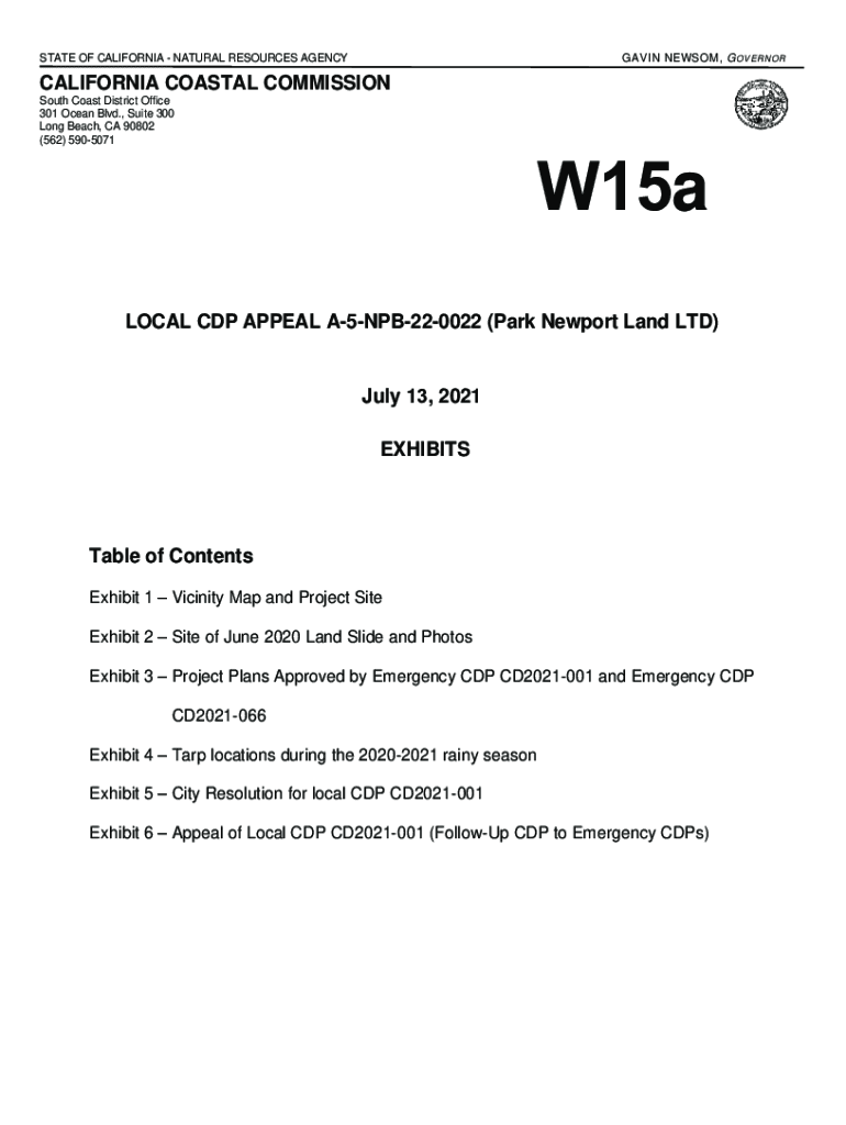 Fillable Online documents coastal ca ADDENDUM I. Corrections to Staff Report Fax Email Print ...