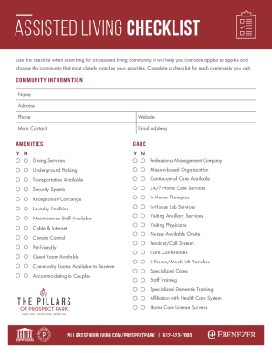 Fillable Online The 9 Questions to Match You to Your Perfect Senior ...