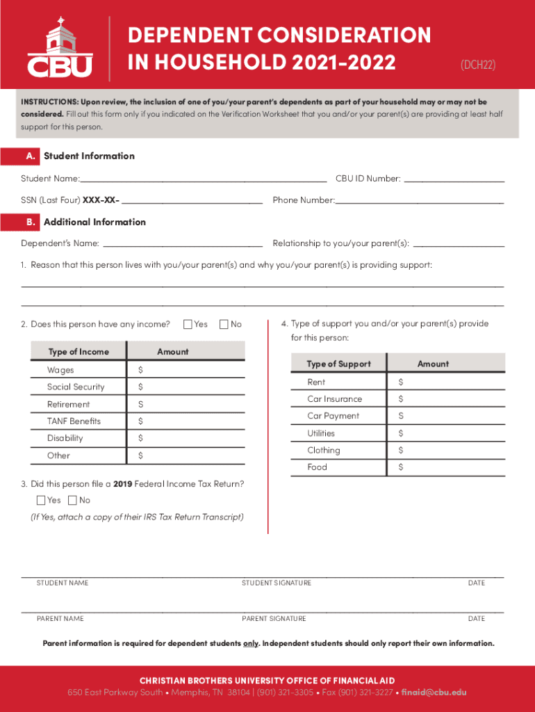 Fillable Online Steps to Claiming an Elderly Parent as a Dependent ...