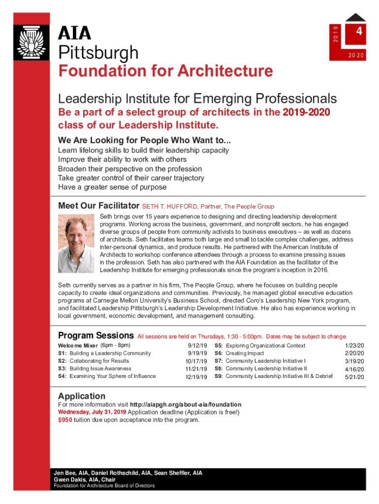 Fillable Online Foundation for Architecture Fax Email Print - pdfFiller