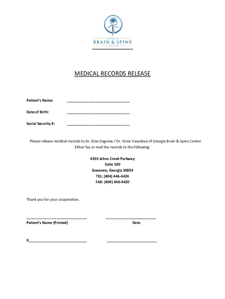 Fillable Online Medical Records Obligations Fax Email Print - pdfFiller