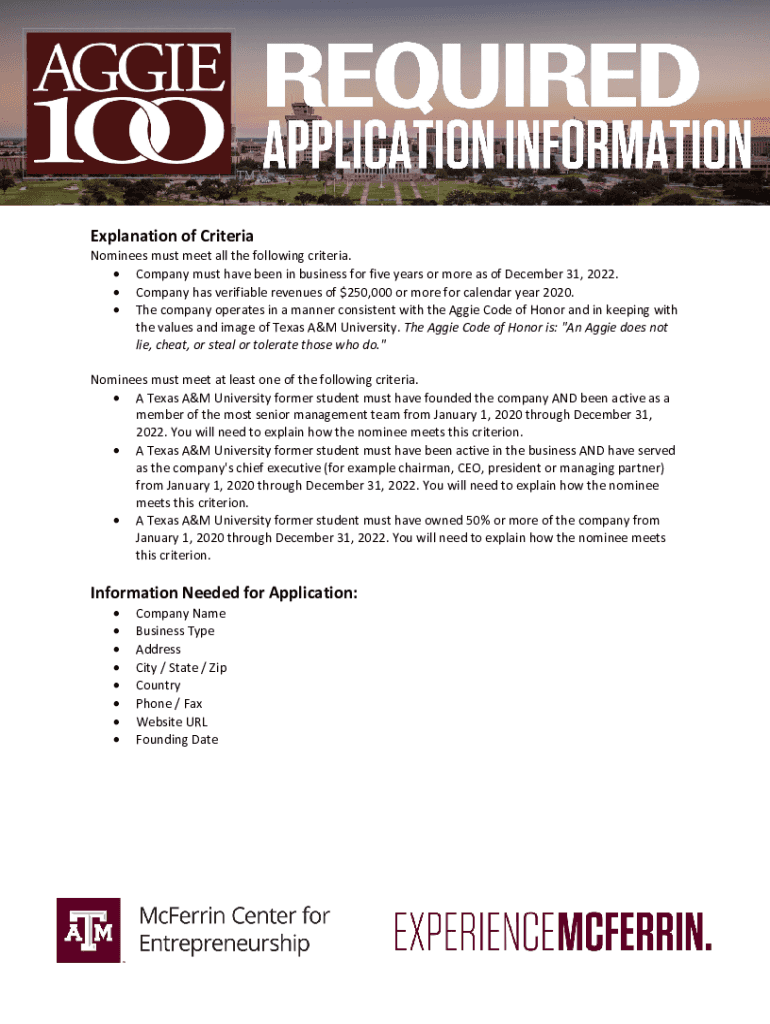 Fillable Online Explanation of Criteria Information Needed for Application: Fax Email Print ...