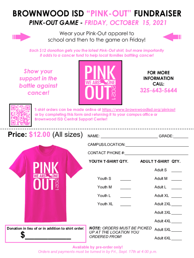 Fillable Online Everything You Need To Know About Pink-Out Game Day Fax ...