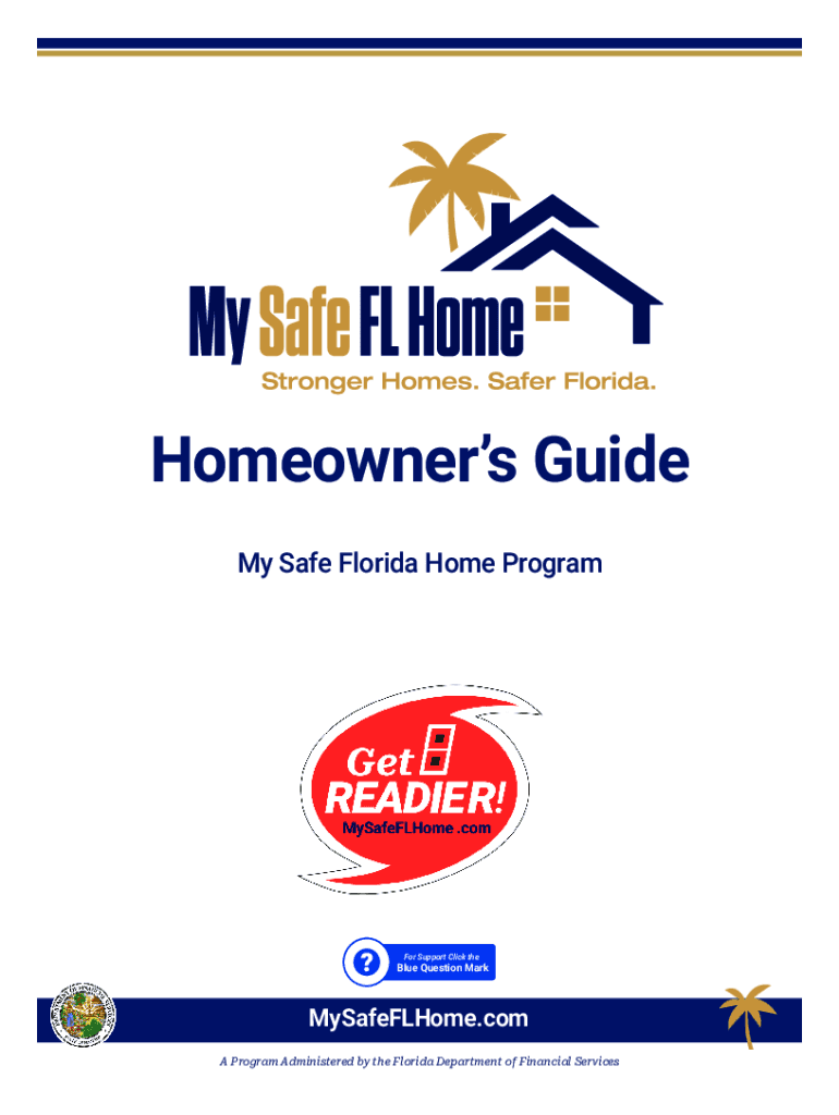 Fillable Online MSFH 012 - Homeowners Guide to My Safe Florida Home ...