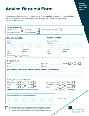 Fillable Online DD Form 2292, "Request for Appointment or ... Fax Email ...