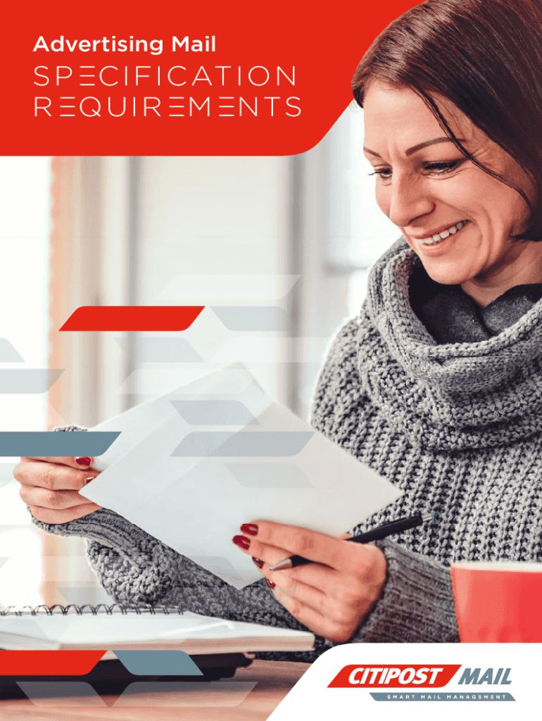 Fillable Online Advertising Mail - SPECIFICATION REQUIREMENTS Fax Email Print - pdfFiller