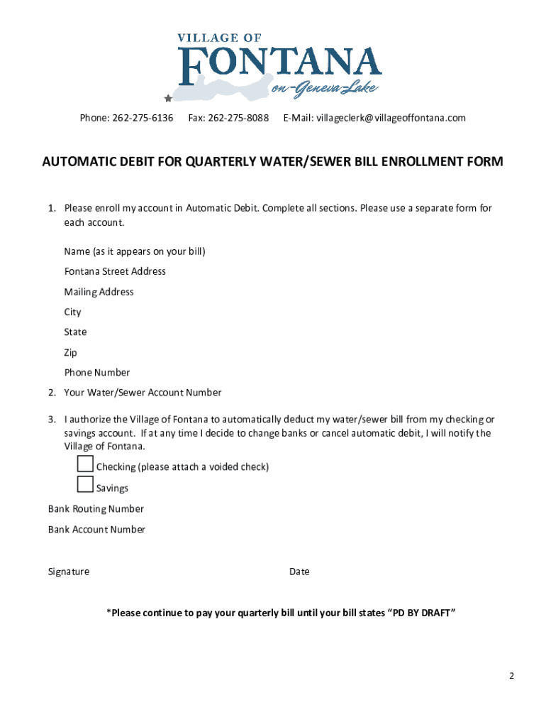 Fillable Online Fillable Online Automatic Pay Plan for Fax Email Print Fax Email Print - pdfFiller