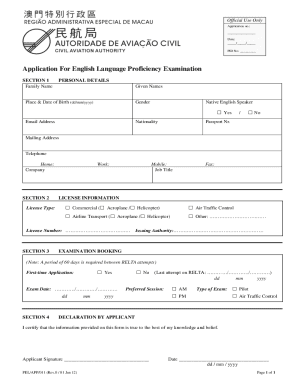Fillable Online English Language Proficiency Verification Form - ISSO ...