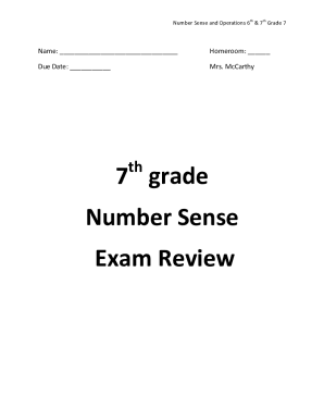 Fillable Online Browse Printable 6th Grade Number Sense Worksheets Fax ...