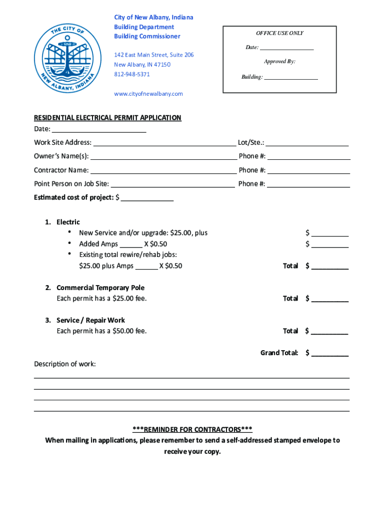Fillable Online Building-11-Residential-Electrical-Permit-Application ...