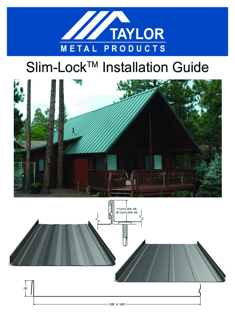Fillable Online Slim-LockTM Installation Guide Fax Email Print - pdfFiller