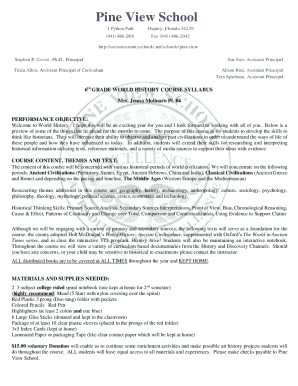 Fillable Online Pine View School for the GiftedOsprey FL Fax Email Print - pdfFiller