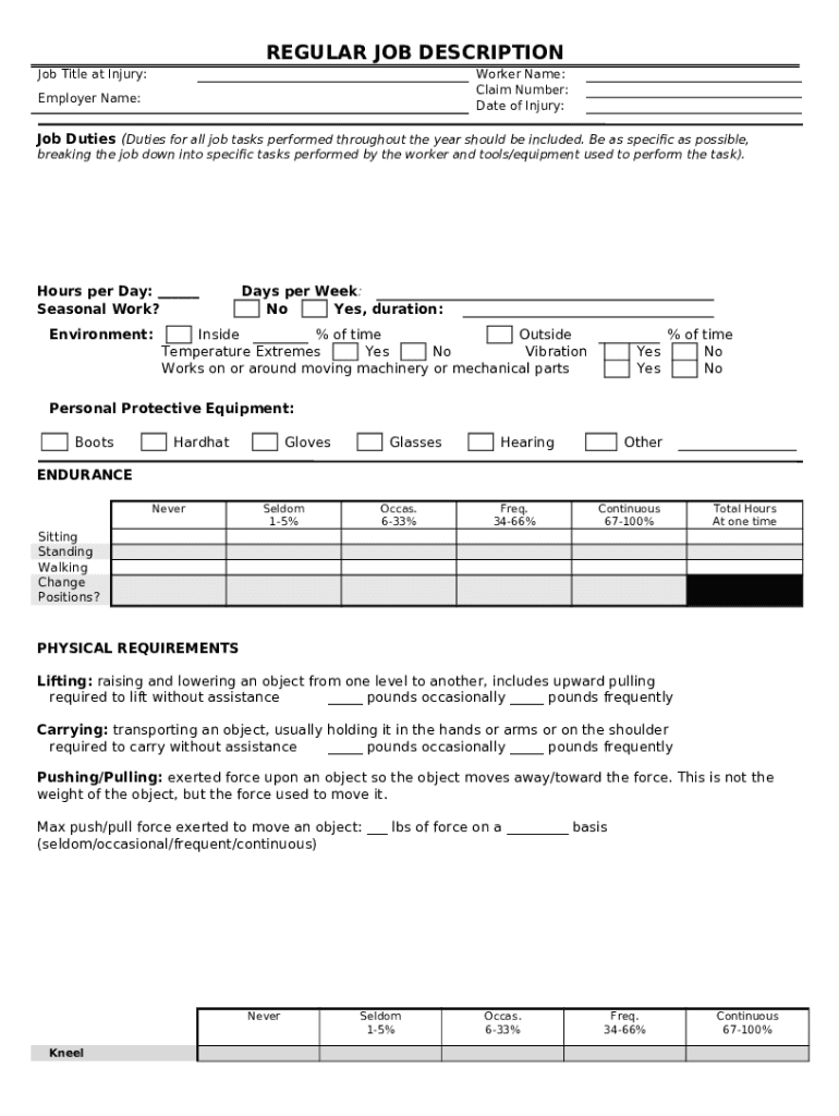 WORKERS' COMPENSATION EMPLOYEE HANDBOOK Doc Template | pdfFiller