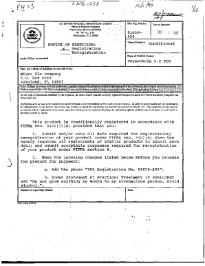 Fillable Online U.S. EPA, Pesticide Product Label, , 10/01/1997 ...