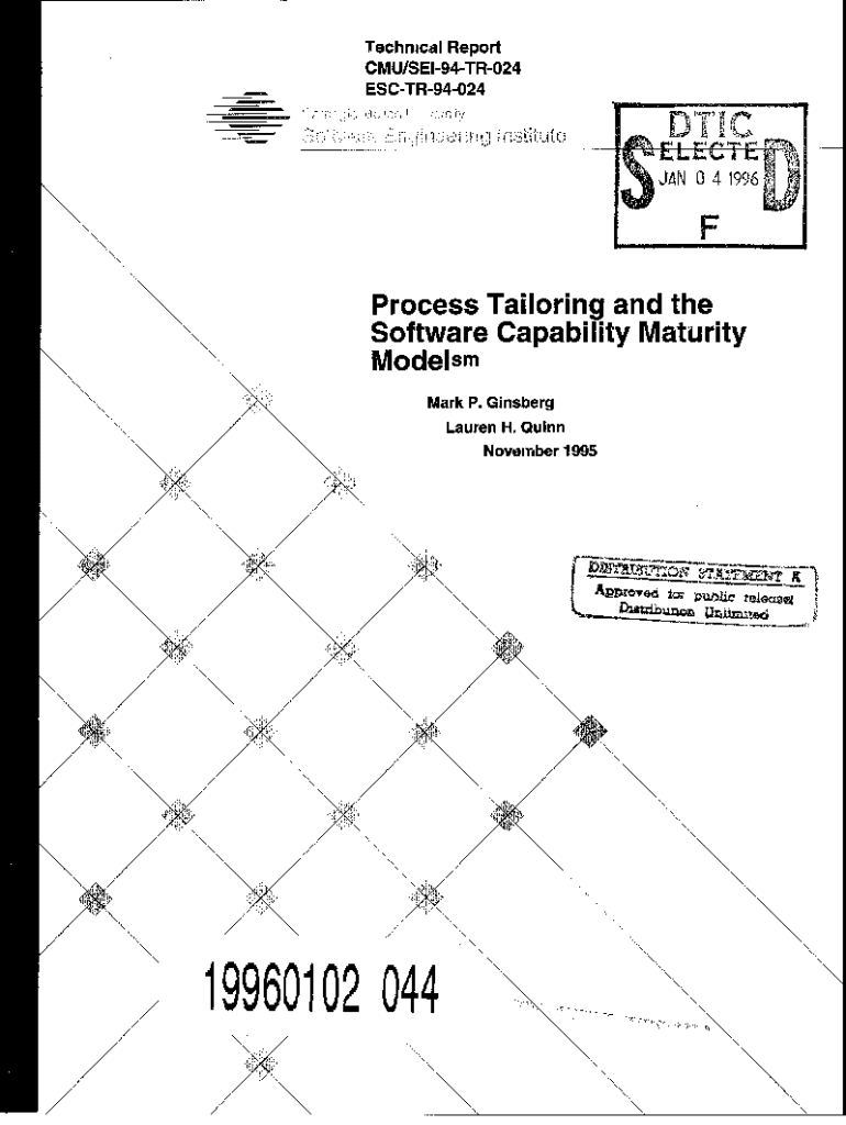 Fillable Online Process Tailoring And The Software Capability Maturity fillable-online-process-tailoring-and-the-software-capability-maturity