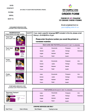 Fillable Online Outreach Order Form Fax Email Print - pdfFiller