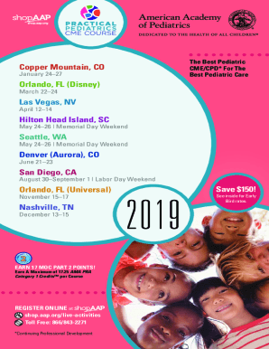 Fillable Online AAP CME Program Mission Statement - PediaLink Fax Email ...