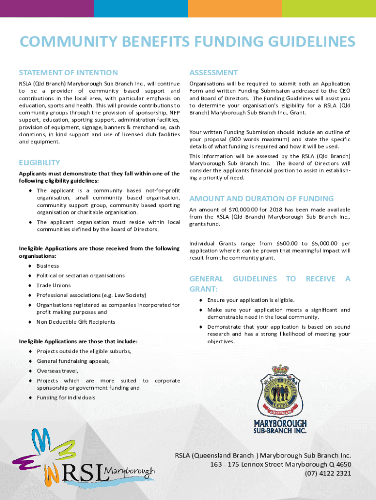 Fillable Online The Maryborough Sun - RSL SPLIT WILL GO TO THE VOTE Fax ...