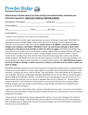 Fillable Online ACKNOWLEDGMENT, WAIVER AND RELEASE FROM ... Fax Email Print - pdfFiller