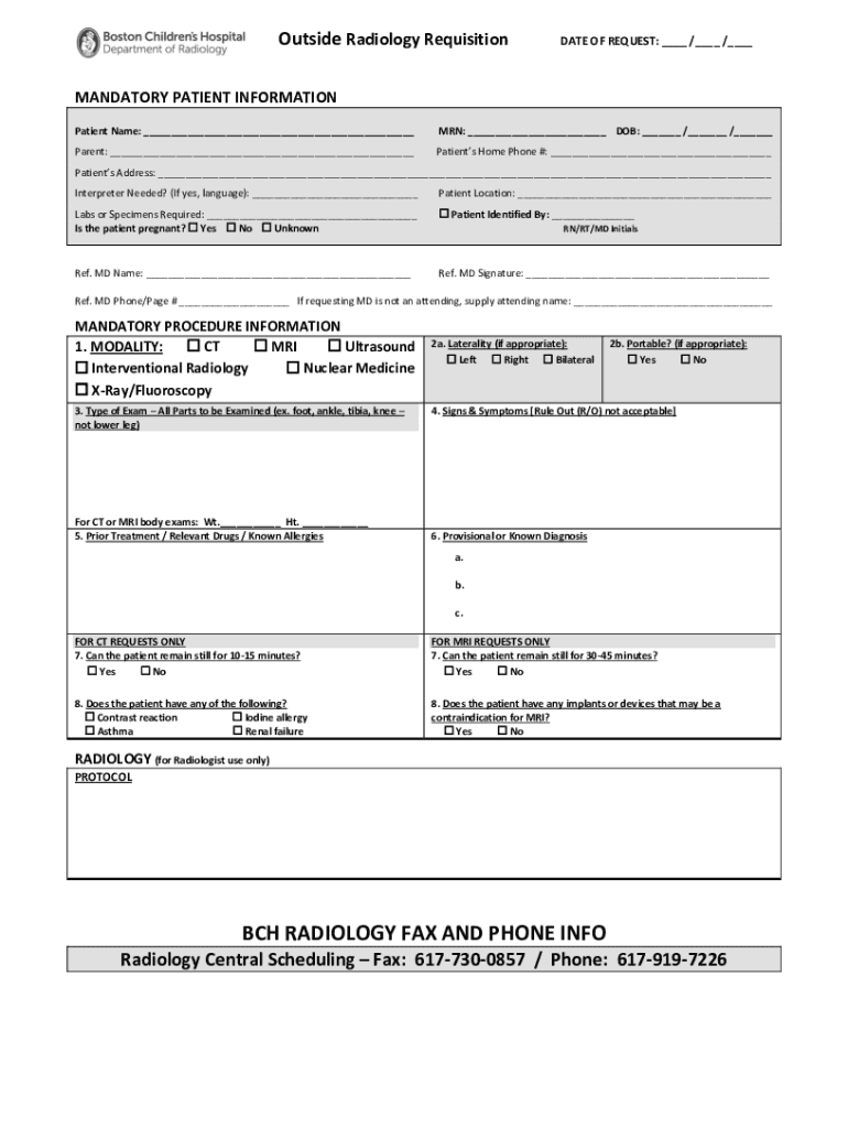 Fillable Online UTMB Department of Radiology Patient Portal Fax Email Print - pdfFiller