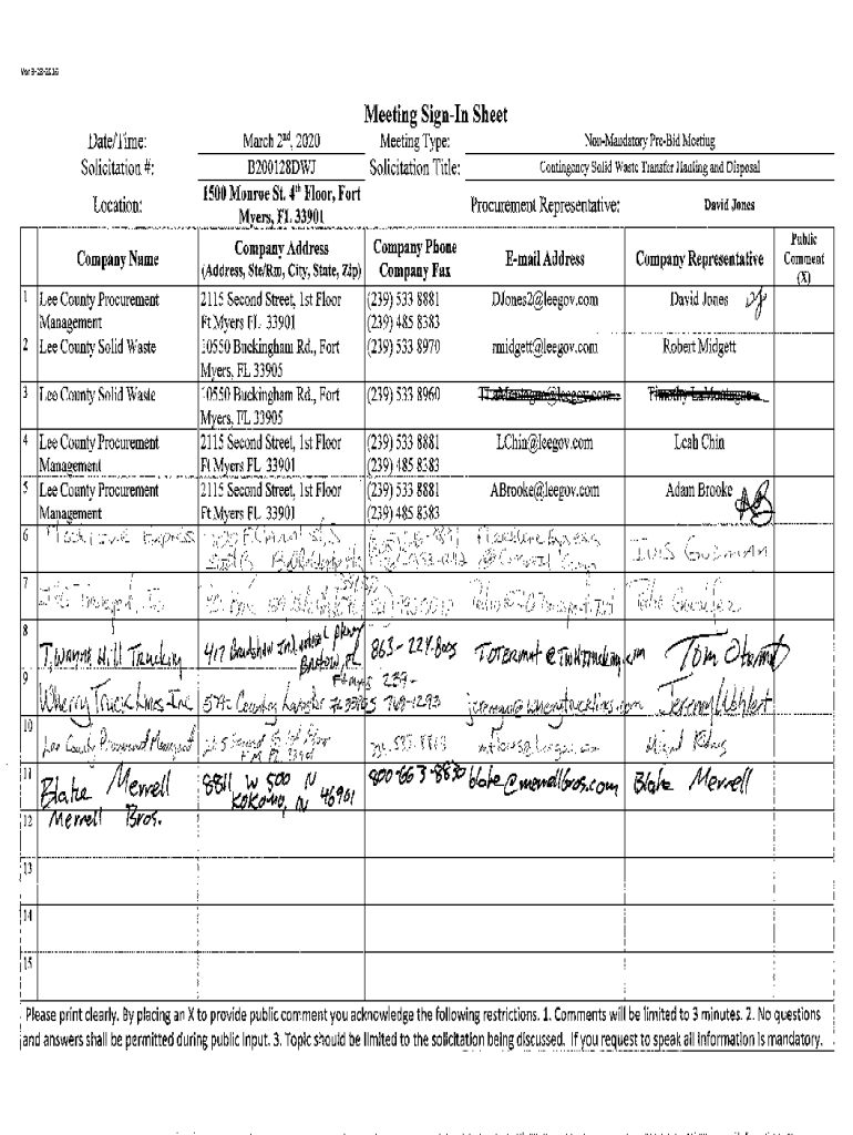 Fillable Online AGREEMENT FOR CONTINGENCY SOLID WASTE ... Fax Email ...