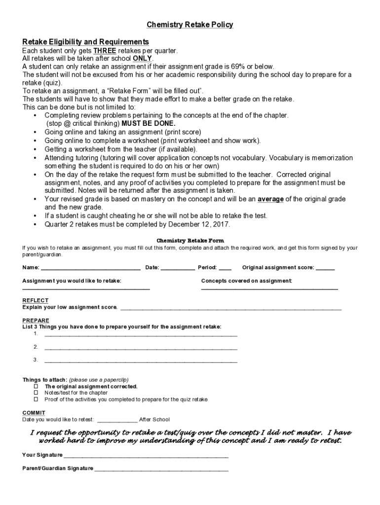 Fillable Online retake form.docx Fax Email Print - pdfFiller