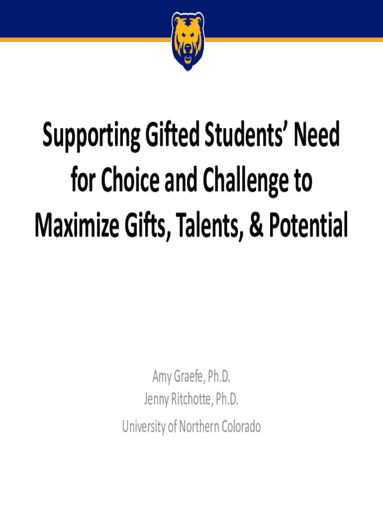 Fillable Online Five Ways To Support Gifted Students In Your Classroom