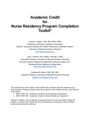 Fillable Online academic-credit-for-nurse-residency-program-completion ...