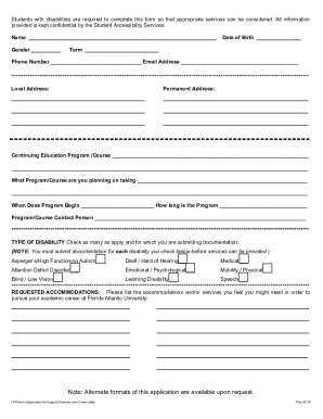 Fillable Online Application for Support Services Fax Email Print ...