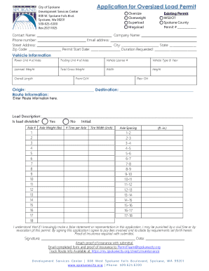 Fillable Online Overweight/Overdimension Vehicle Permits Fax Email ...