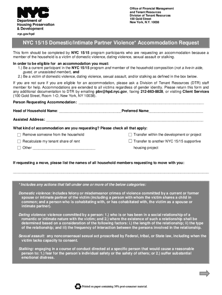 Fillable Online Office for the Prevention of Domestic Violence - NY.gov ...
