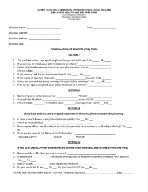 Fillable Online U.F.C.W. Consolidated Pension Fund Profile Fax Email ...