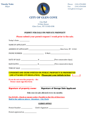 Fillable Online Please submit your permit request 1 week prior to the ...