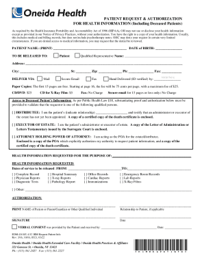 Fillable Online How to Request Medical Records - Health Fax Email Print - pdfFiller