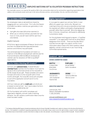 Fillable Online Everything You Need to Know About Matching Gift ...