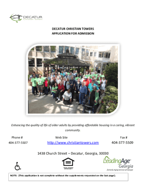 Fillable Online Decatur Christian Towers - Overview, News & Competitors ...