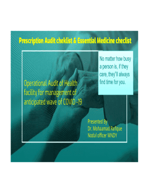 Fillable Online 11+ Medication Audit Checklist Templates in PDFDOC Fax ...