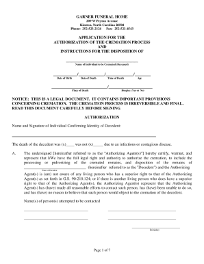 Fillable Online Pre-Arrangements Form - Kinston Fax Email Print - pdfFiller