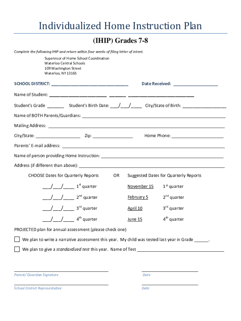 Fillable Online How to Do a New York State Individualized Home ...